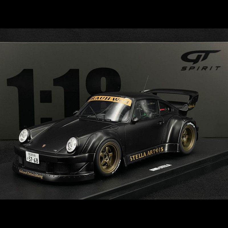 Porsche 911 Type 930 RWB Bodykit Stella Artois 2008 Black 1/18 GT ...