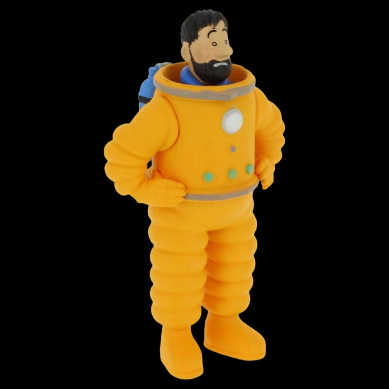 Tim und Struppi Figur - Haddock Kosmonaut - Schritte auf dem Mond 8 cm ...