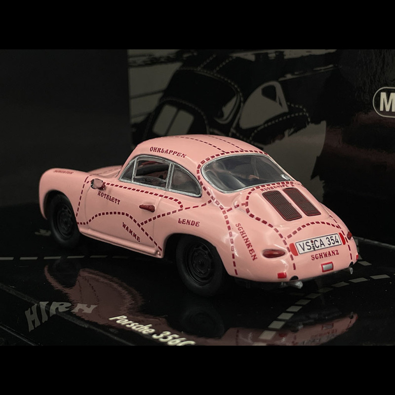 Porsche 356 C Coupe 1963 Rosa Sau 1/43 Minichamps 430062326