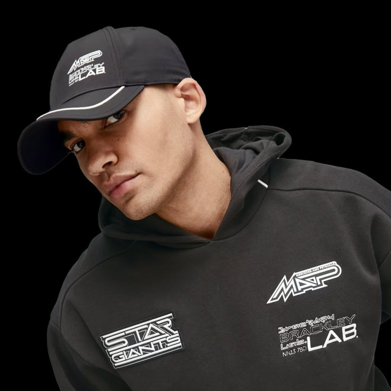 Mercedes AMG Hat Petronas F1 Garage Crew Puma Black 024812-01 - Unisex