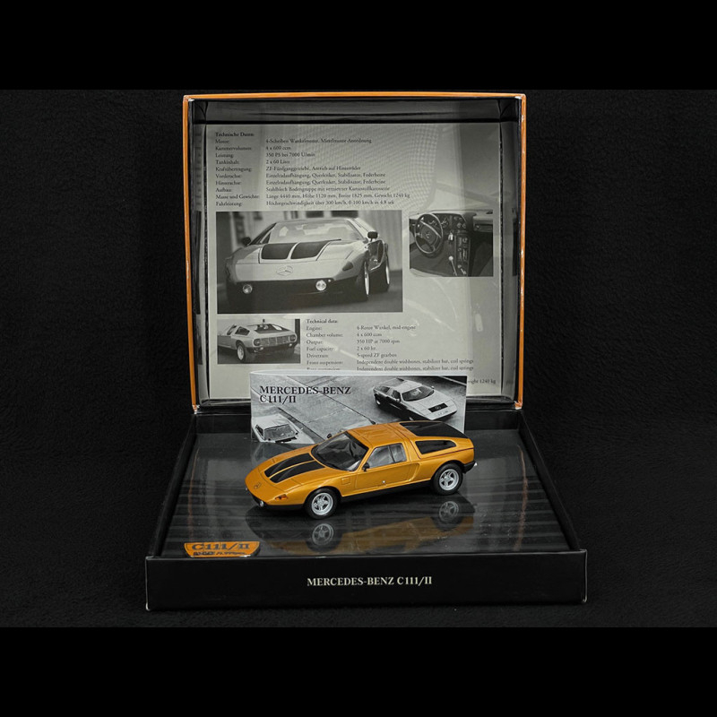 Mercedes-Benz C111/II 1970 Gold 1/43 Minichamps 436030060