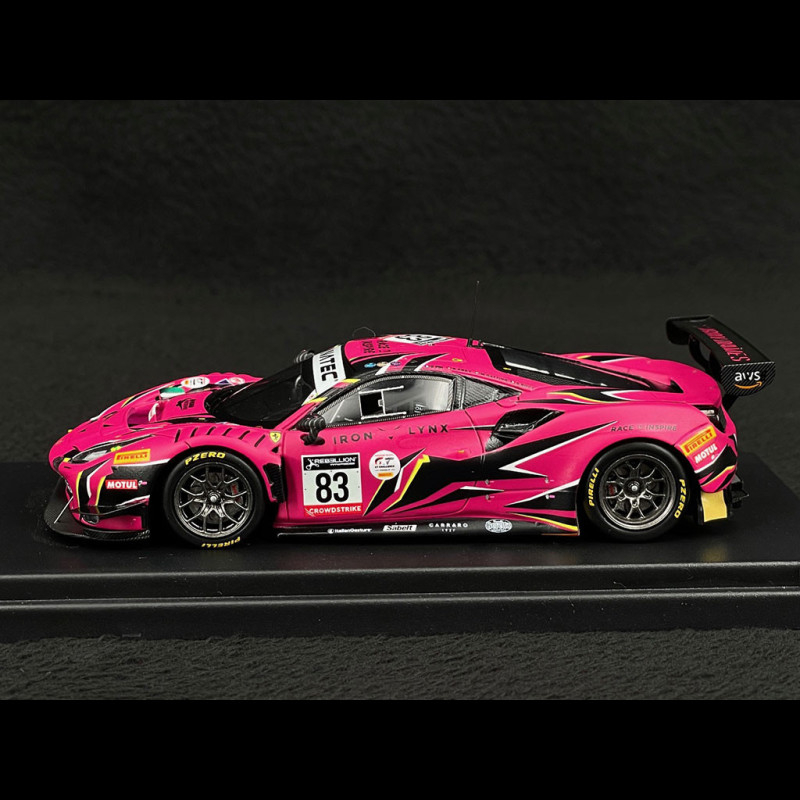 Ferrari 488 GT3 Iron Dames n° 83 Vainqueur 24h Spa 2022 1/43 Looksmart ...