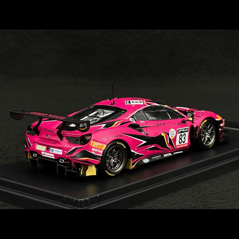 Ferrari 488 GT3 Iron Dames n° 83 Vainqueur 24h Spa 2022 1/43 Looksmart ...