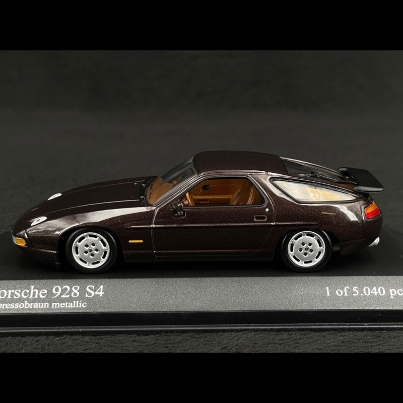Porsche 928 S4 Brun expresso 1991 1/43 Minichamps 400062420