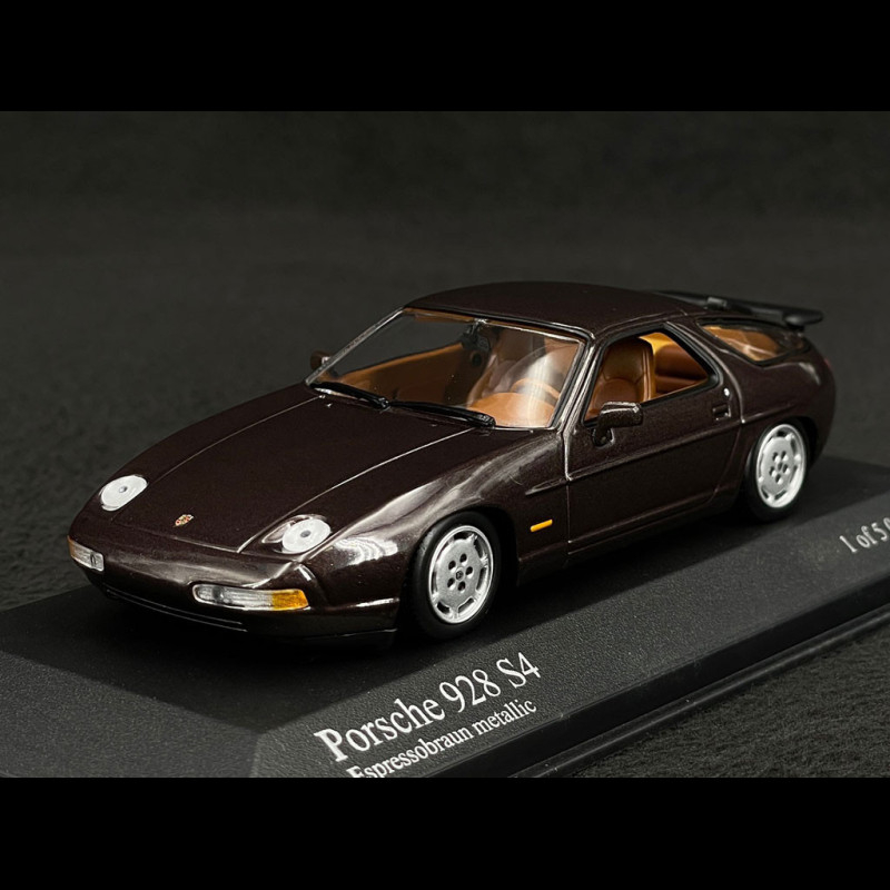 Porsche 928 S4 Brun expresso 1991 1/43 Minichamps 400062420