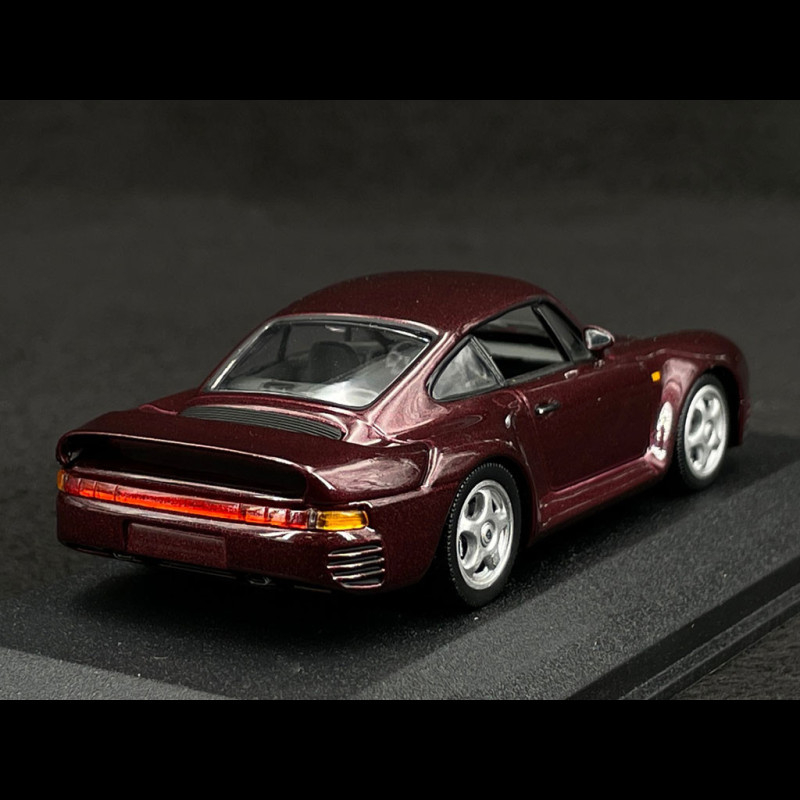 Porsche 959 1987 Rouge Métallique 1/43 Minichamps 400062525