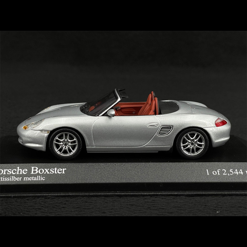 Porsche Boxster Type 986 2002 Arctic Silver Metallic 1/43 Minichamps ...