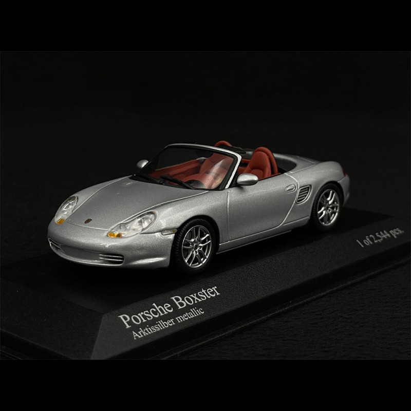 Porsche Boxster Type 986 2002 Arctic Silver Metallic 1/43 Minichamps ...