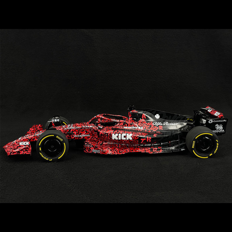 Alfa Romeo F1 Team X Boogie Art Car 2023 Red 1/18 Solido S1810203