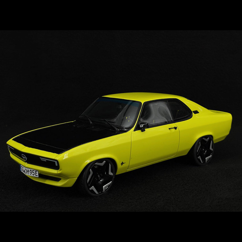 Opel Manta GSE Elektromod 2021 Jaune Neon 1/18 Ottomobile OT434