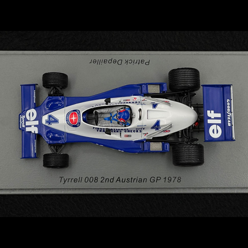 Patrick Depailler Tyrrell 008 n° 4 Platz 2 GP Österreich 1978 F1 1/43 ...