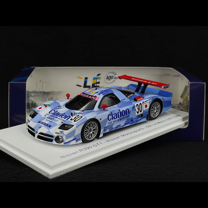 Nissan R390 GT1 n° 30 5ème 24h Le Mans 1998 1/43 Spark S3630