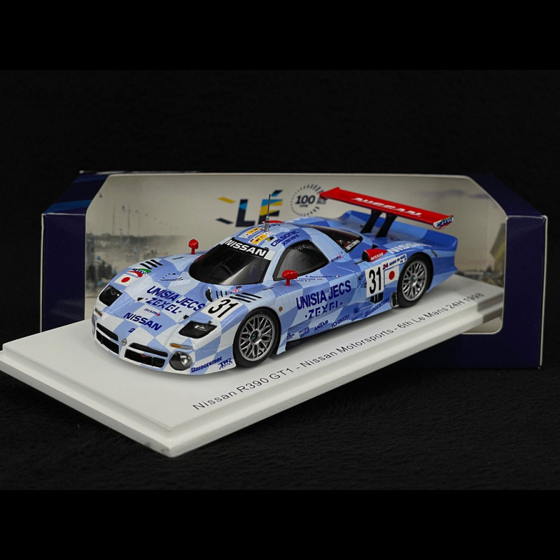 Nissan R390 GT1 n° 31 6ème 24h Le Mans 1998 1/43 Spark S3631