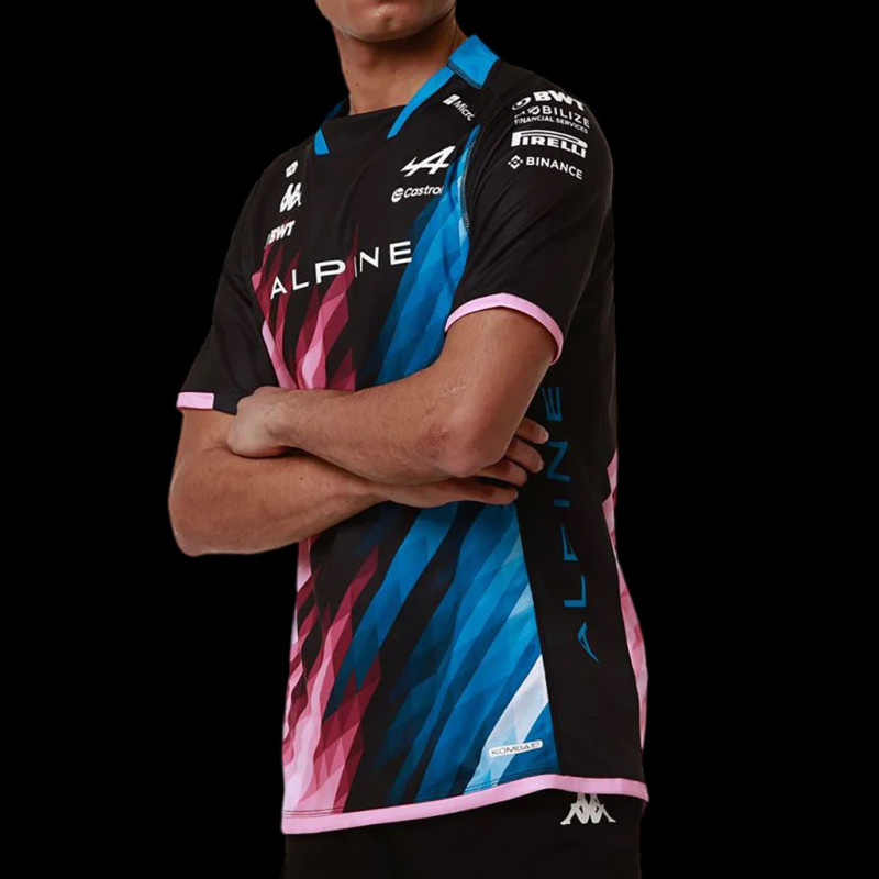 Alpine T-shirt F1 Team Esteban Ocon n° 31 Kappa Graphic Black / Blue ...