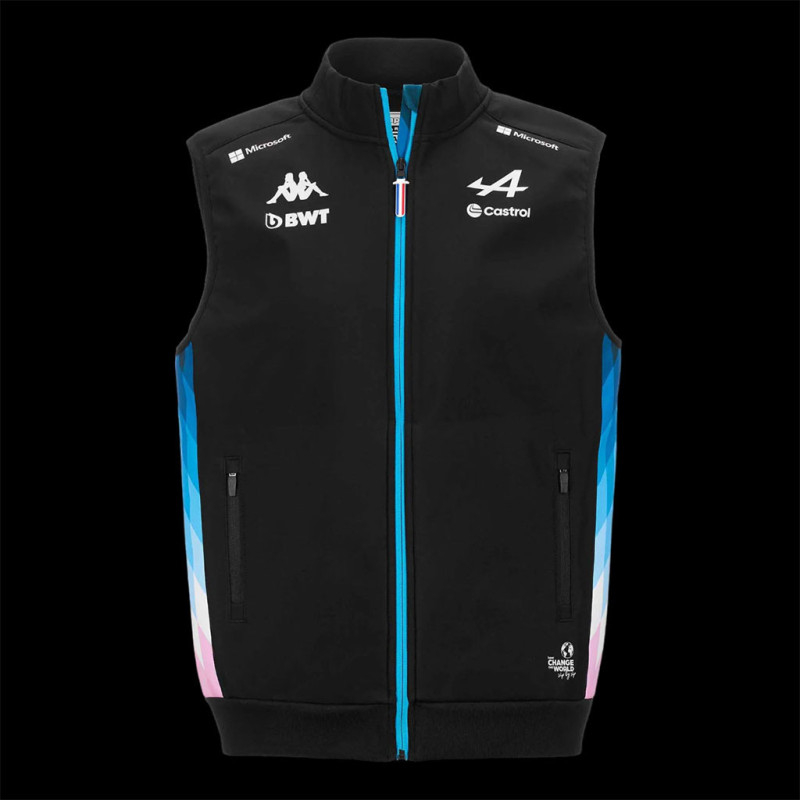 Alpine Jacket F1 Team Ocon Gasly Kappa Sleeveless Jacket Black 331N2IW ...