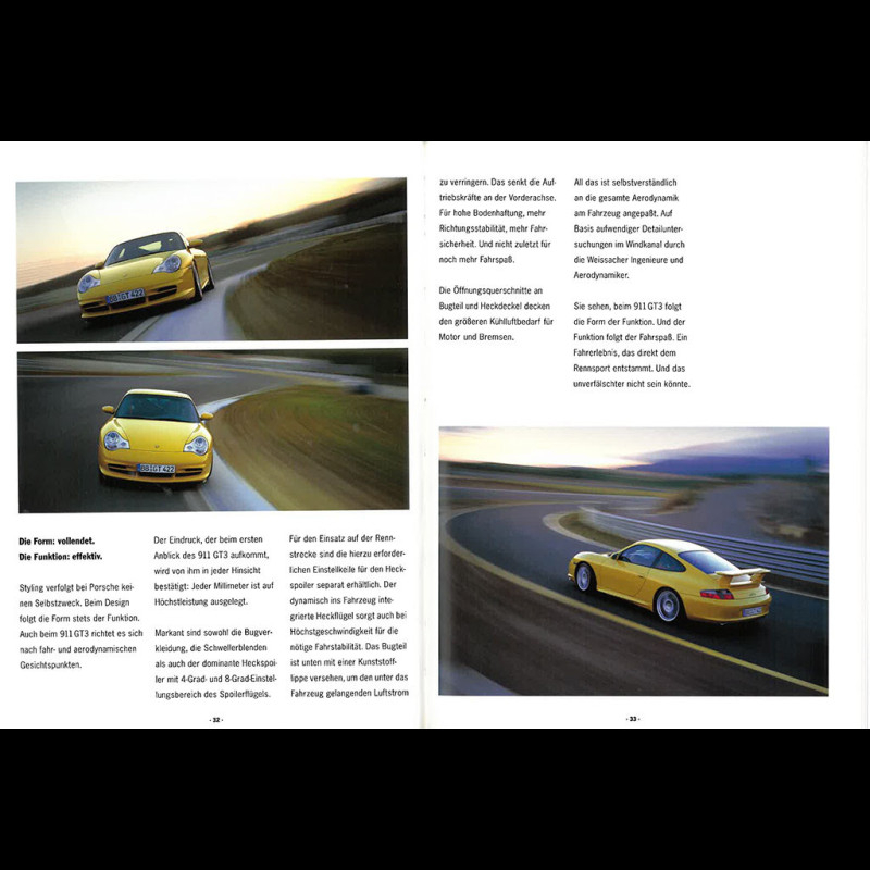 Porsche Brochure Der 911 GT3 Type 996 Leidenschaft Motorsport 05/2004 ...