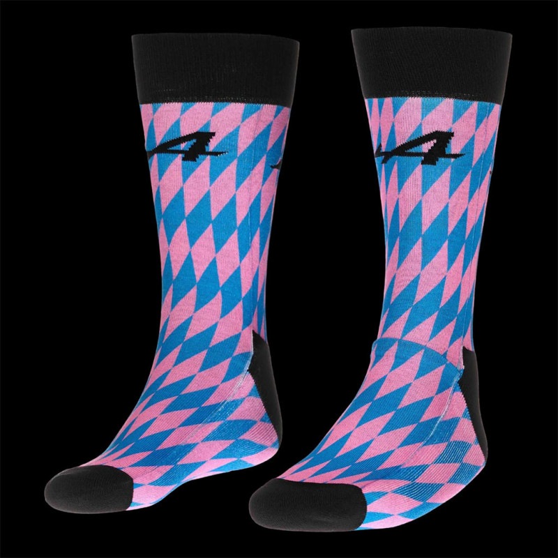Alpine Socks F1 Team Ocon Gasly Kappa Jacquard Graphic Black / Blue ...