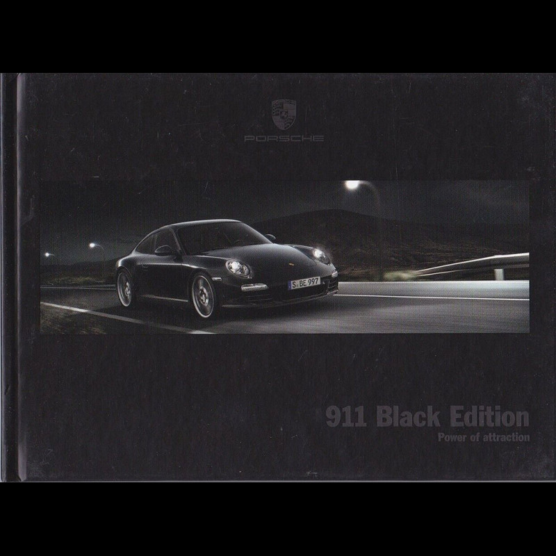 Porsche Brochure 911 Type 997 Black Edition Power of attraction 11/2010 ...