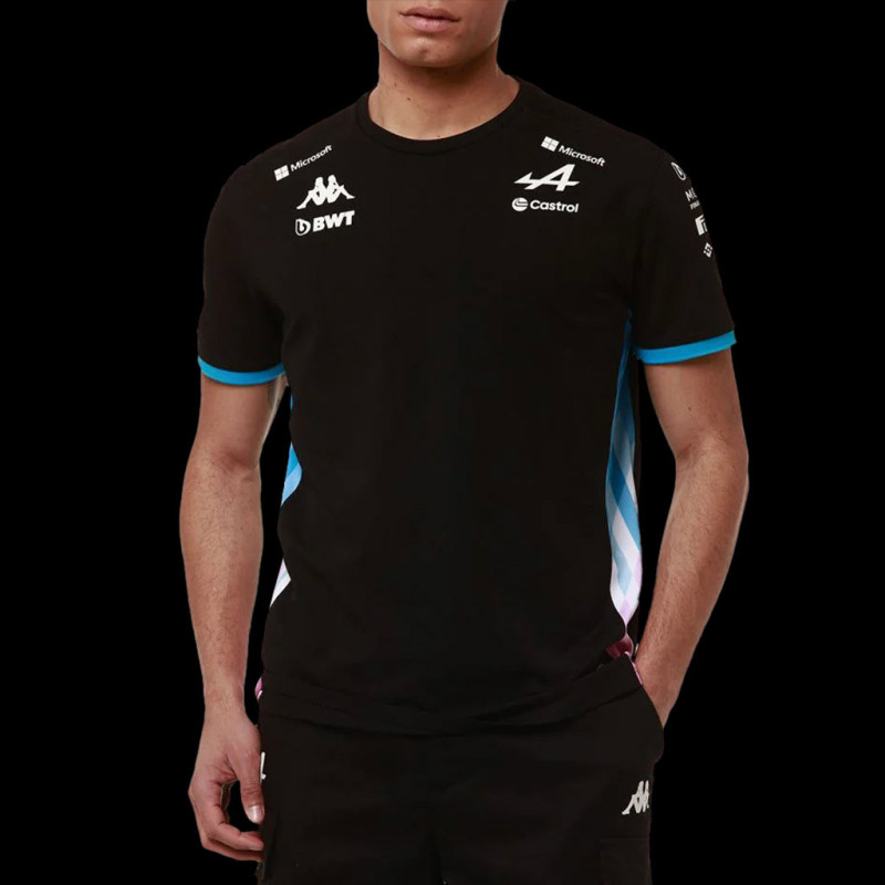 T-shirt Alpine F1 Team BWT Gasly Ocon Adiry Jersey Noir / Bleu / Rose ...