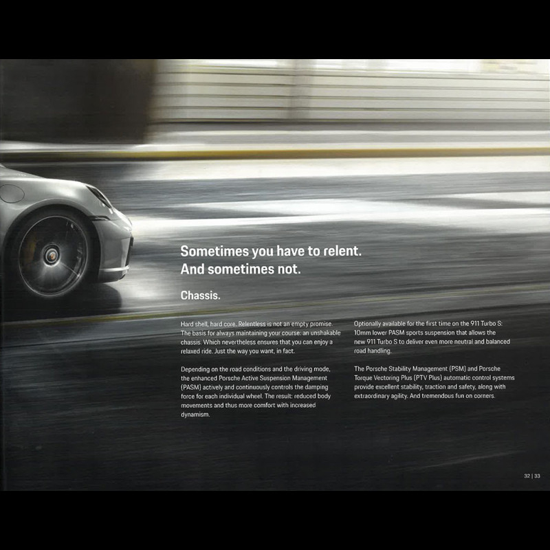 Porsche Brochure The new 911 Turbo S Relentless 03/2020 in english ...