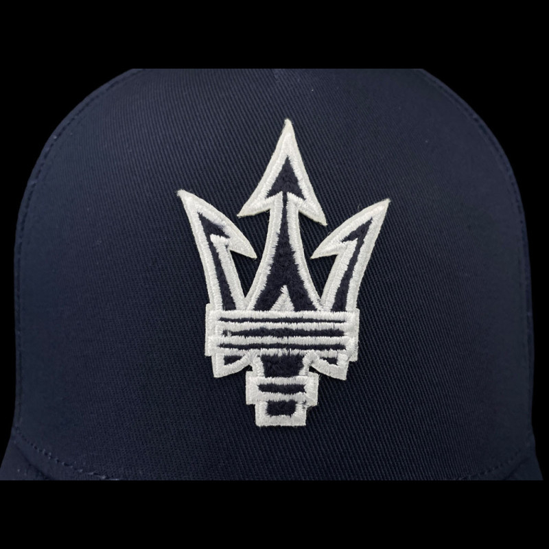 Maserati Hat Trident Navy Blue MA241U604BL