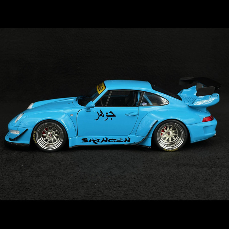 Porsche 911 Type 993 RWB Bodykit Shingen 2018 Blue 1/18 Solido S1808501