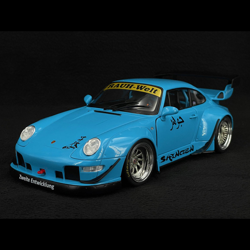 Porsche 911 Type 993 RWB Bodykit Shingen 2018 Blue 1/18 Solido S1808501