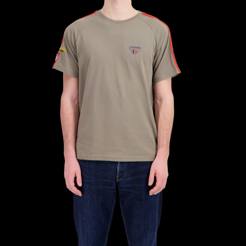 Steve McQueen T-Shirt Le Mans Khaki Green SQ241TSM01-324 - men