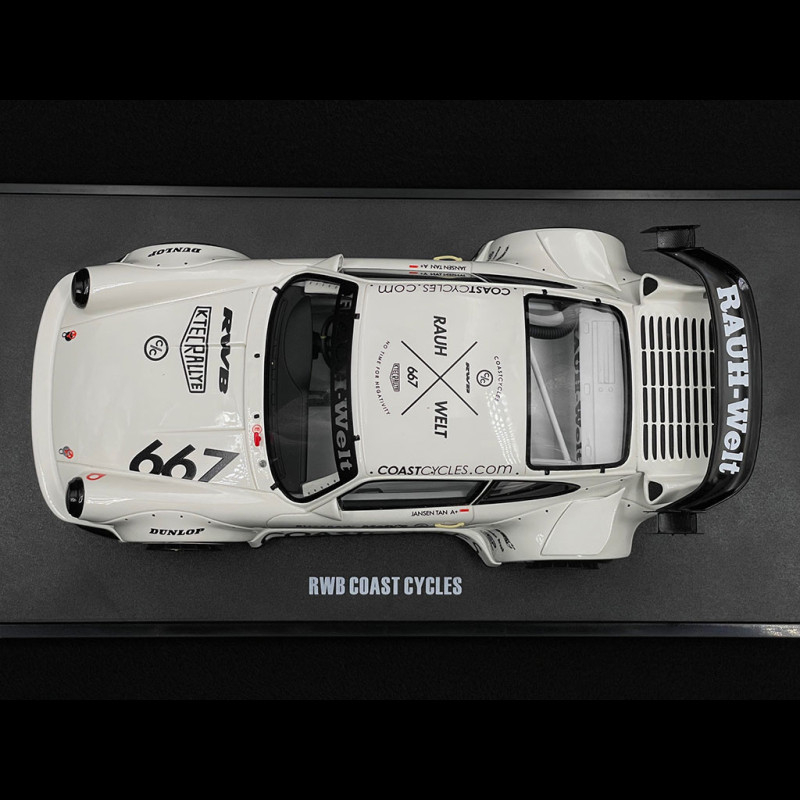 Porsche 911 RWB Type 964 Coast Cycles n° 667 2020 Blanc 1/18 GT Spirit ...