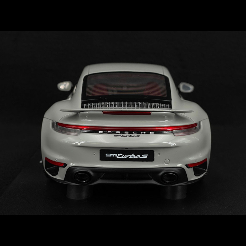 Porsche 911 Turbo S Type 992 2020 Chalk Grey 1/18 GT Spirit GT431