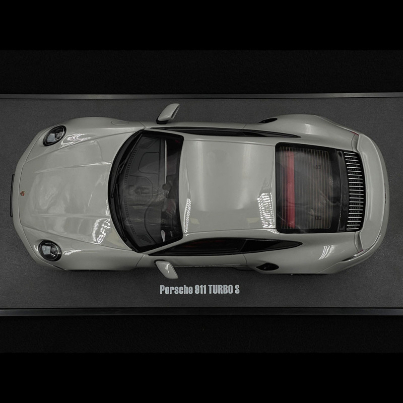 Porsche 911 Turbo S Type 992 2020 Chalk Grey 1/18 GT Spirit GT431