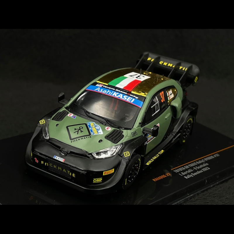 Toyota Yaris WRC Nr 37 Platz 14. Schweden Rally 2023 Lorenzo Bertelli 1 ...
