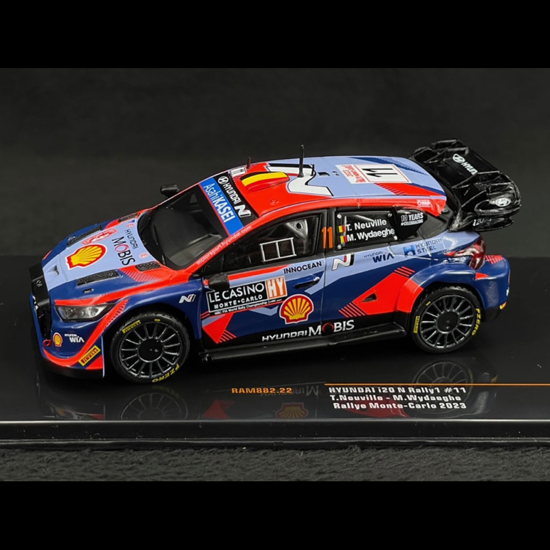 Hyundai i20 N WRC N° 11 3rd Rallye Monte Carlo 2023 Thierry Neuville 1/ ...