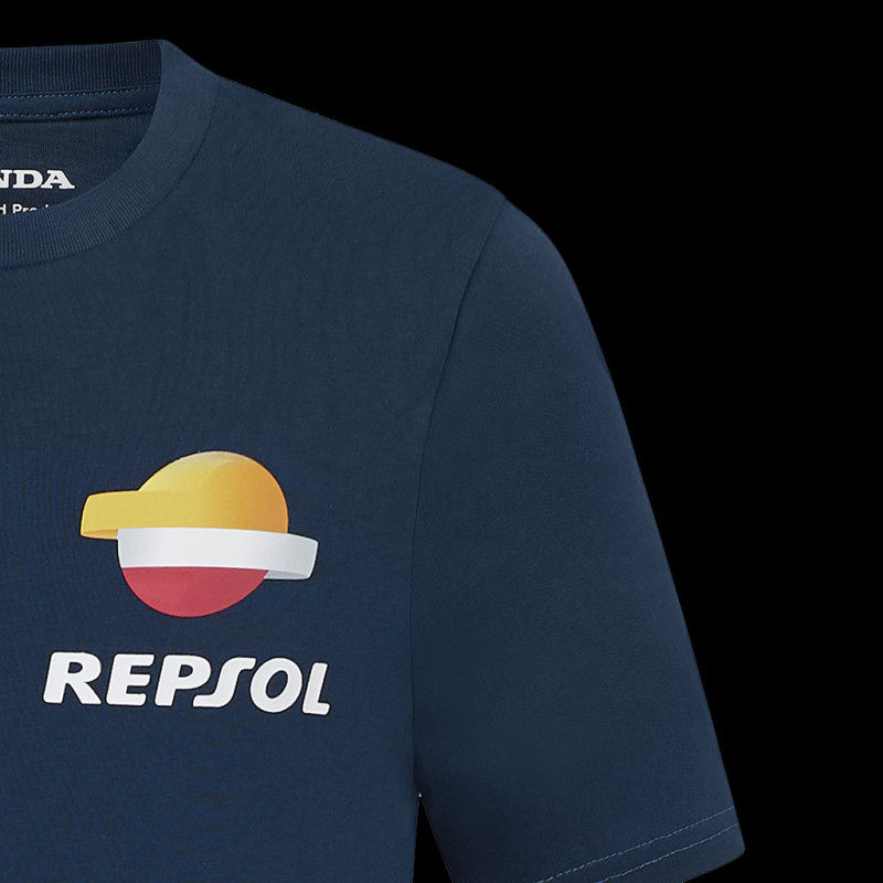 Repsol Honda T-shirt HRC Moto GP World Champions Pageant blue TJ6853 ...