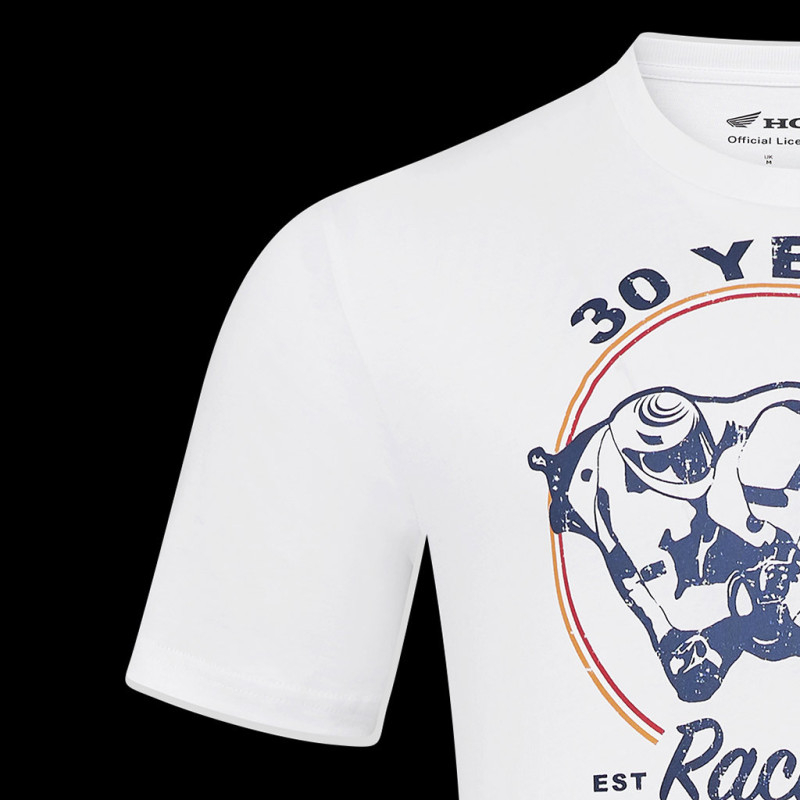 Repsol Honda T-shirt HRC Moto GP 30 Years Racing White TM6855-020 - Unisex