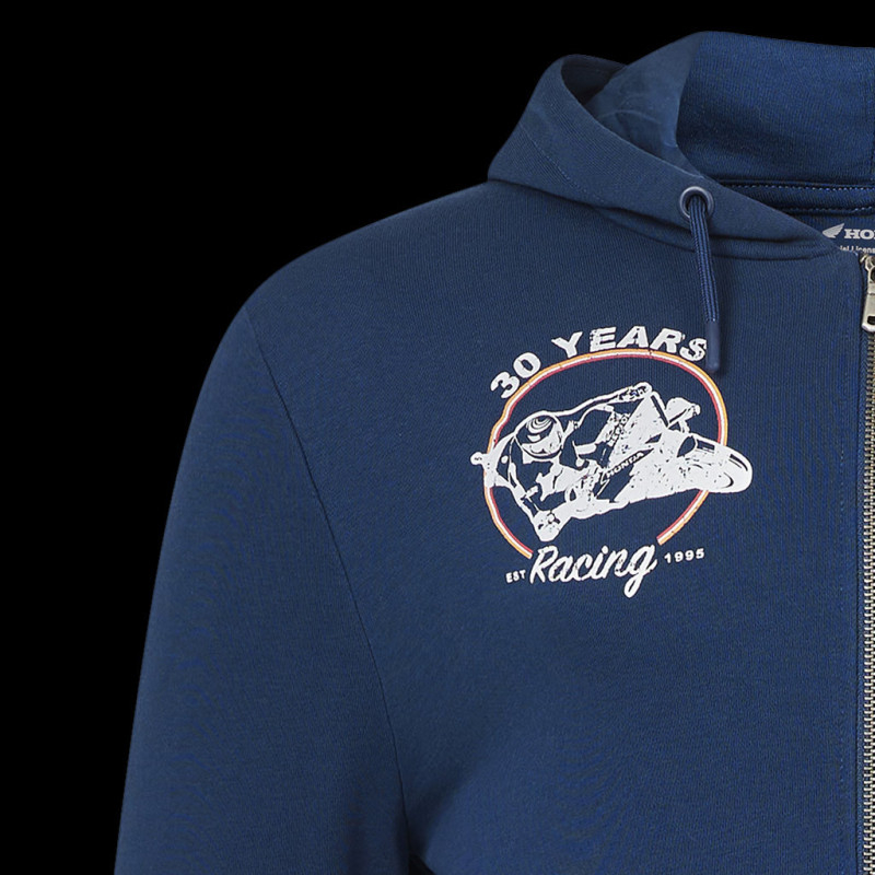 Repsol Honda Jacket HRC Moto GP Hoodie 30 Years Racing Pageant blue ...