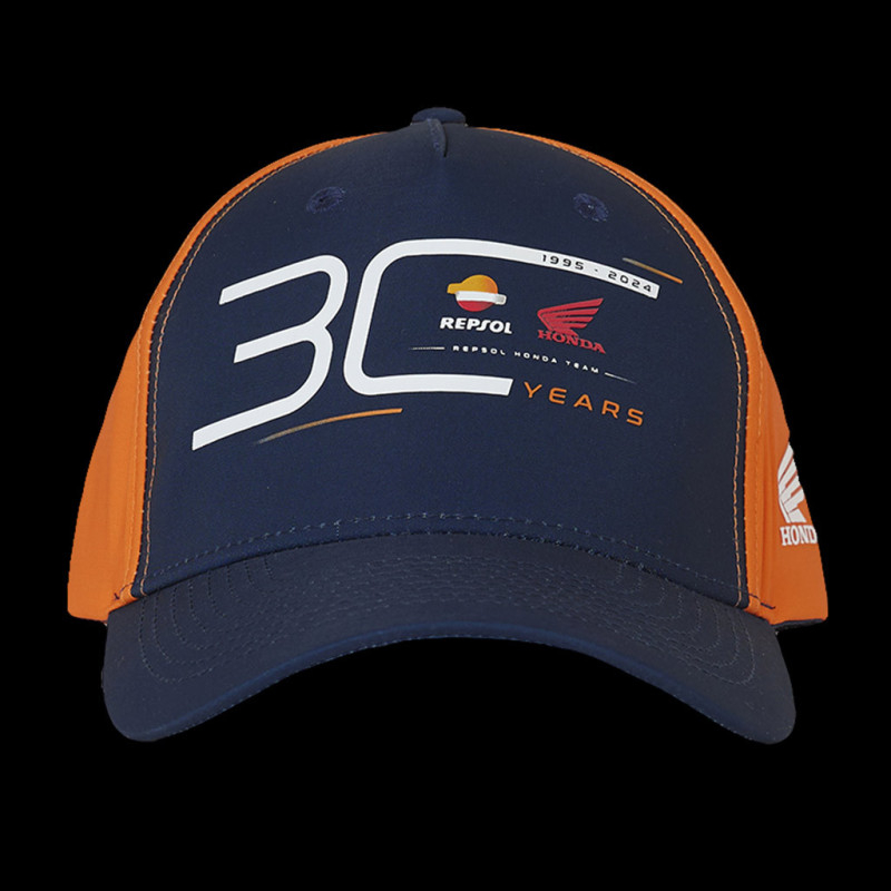 Repsol Honda Hat HRC Racing Moto GP 30 Years Blue / Orange TU6844-267 ...