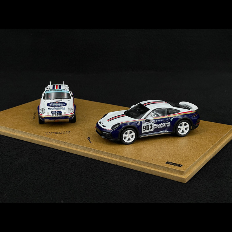Porsche 911 Dakar Rothmans Set 2023 1/43 Spark WAP0201560PSET