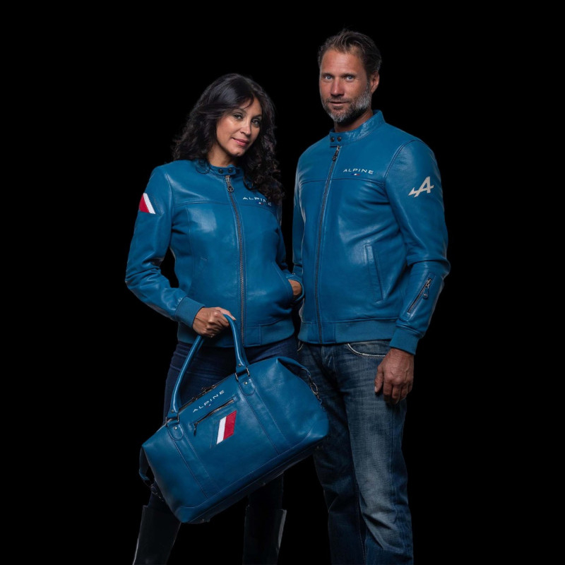 Alpine Leather jacket Collection Ocean blue 27024-2773 - men