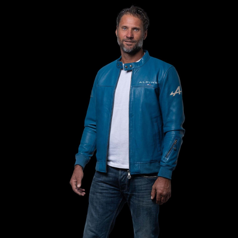 Alpine Leather jacket Collection Ocean blue 27024-2773 - men