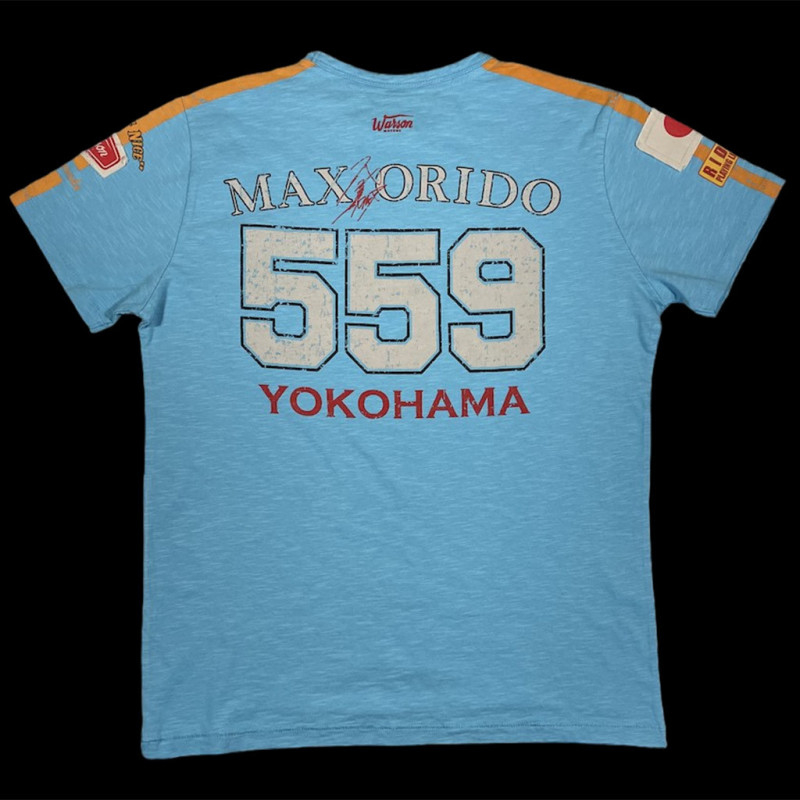 T-shirt Max Orido 559 Yokohama Sky blue 20101 - Men