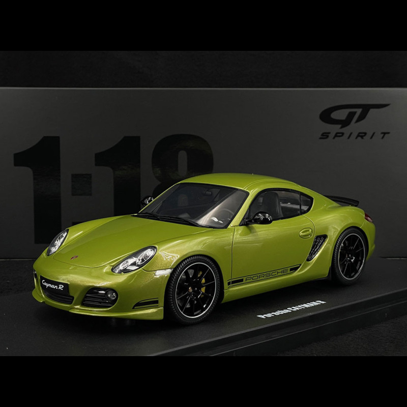Porsche Cayman R Type 987 2012 Peridot Green 1/18 GT Spirit GT425