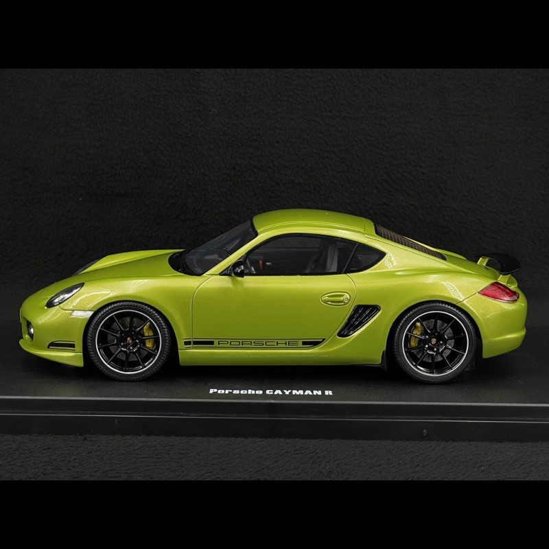 Porsche Cayman R Type 987 2012 Peridot Green 1/18 GT Spirit GT425