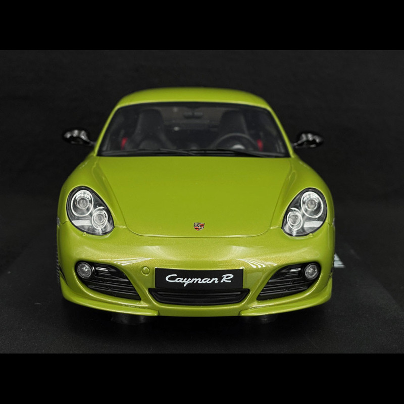 Porsche Cayman R Type 987 2012 Peridot Green 1/18 GT Spirit GT425