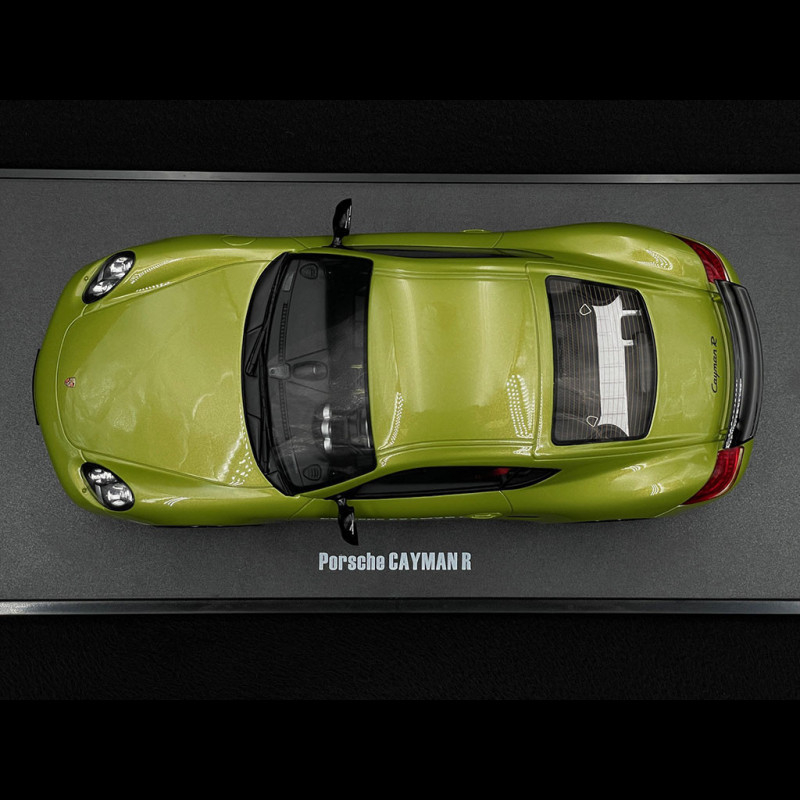 Porsche Cayman R Type 987 2012 Peridot Green 1/18 GT Spirit GT425