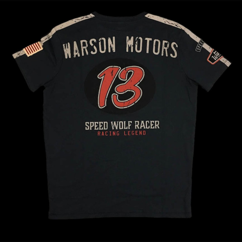 T-shirt Speed wolf Racer Warson Carbon grey 18116 - Men