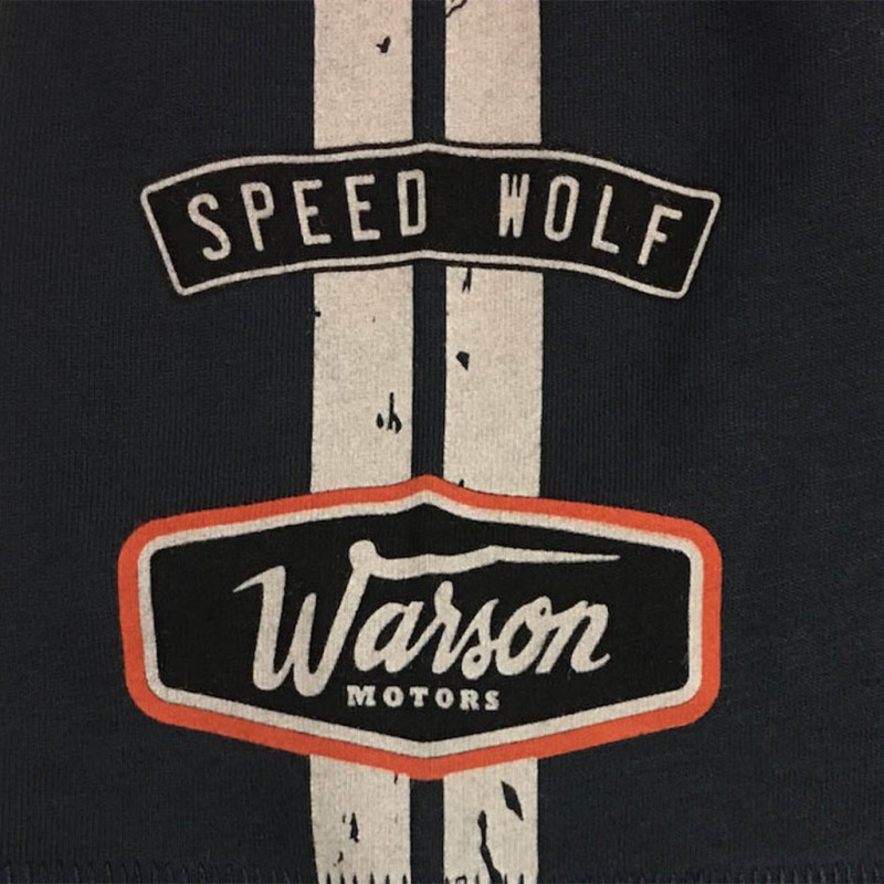 T-shirt Speed wolf Racer Warson Carbon grey 18116 - Men