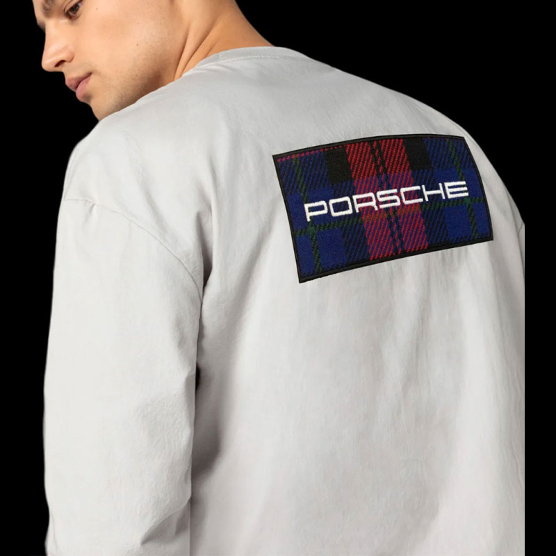 Porsche Pullover 911 Turbo No. 1 Tartan Grey WAP357RTN1 - unisex