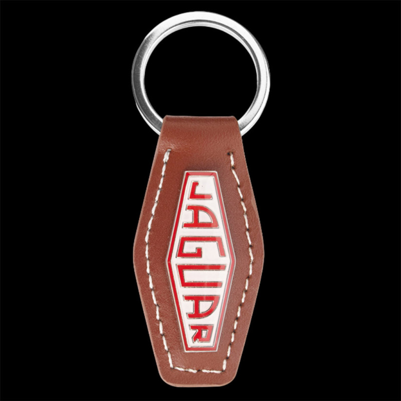 Jaguar Keychain Heritage Classic Lozenge Brown 50JDKR923BNA