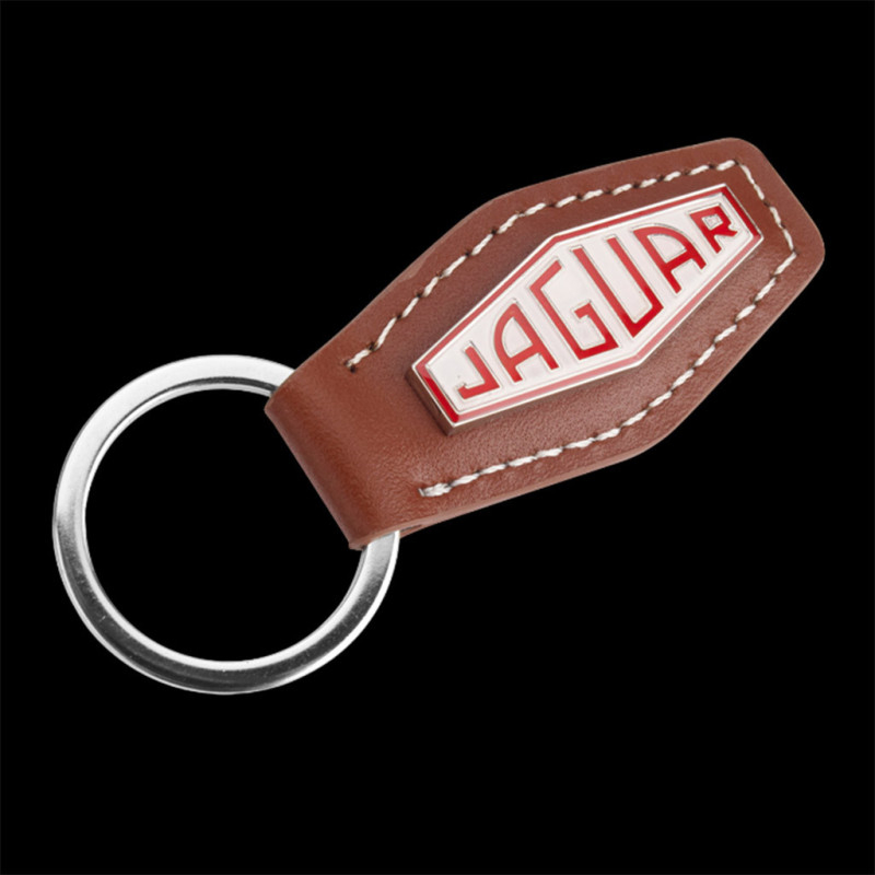 Jaguar Keychain Heritage Classic Lozenge Brown 50JDKR923BNA
